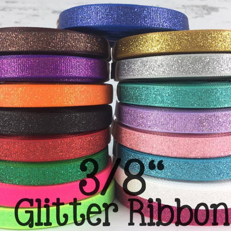 3/8 Sparkly Ribbon - Etsy