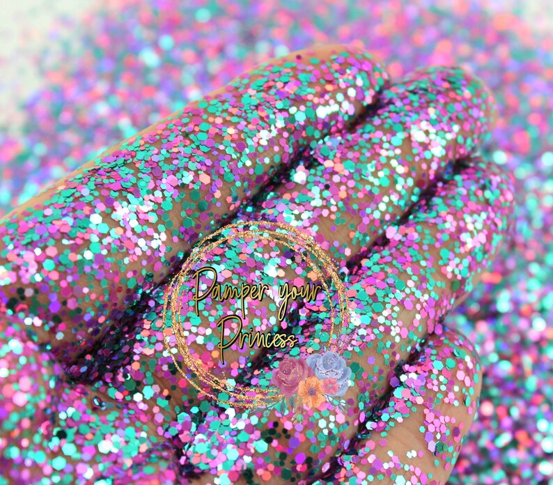 1oz Mini-chunk Metallic Glitter Polyester Glitter - Etsy