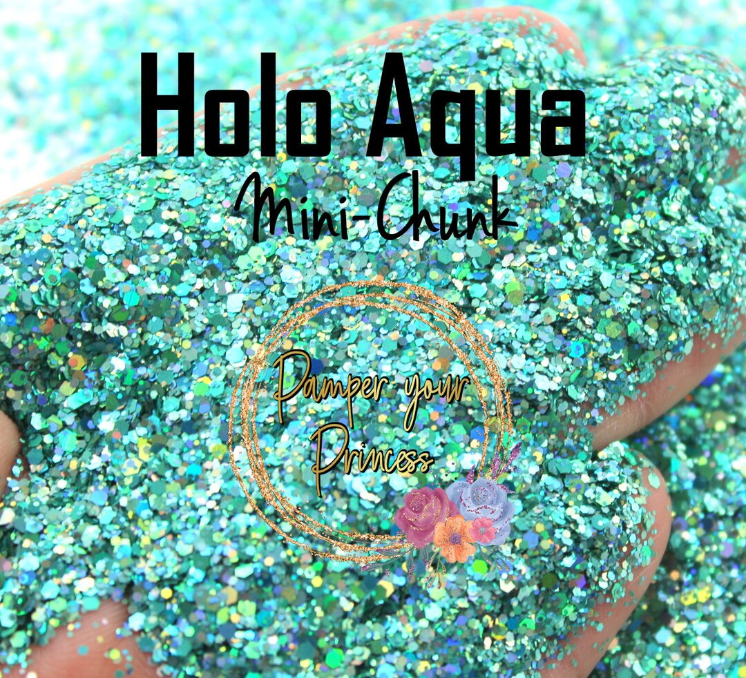 4oz Mini-chunk, Mini Chunky Glitter, Holographic Glitter, Mini Chunky ...