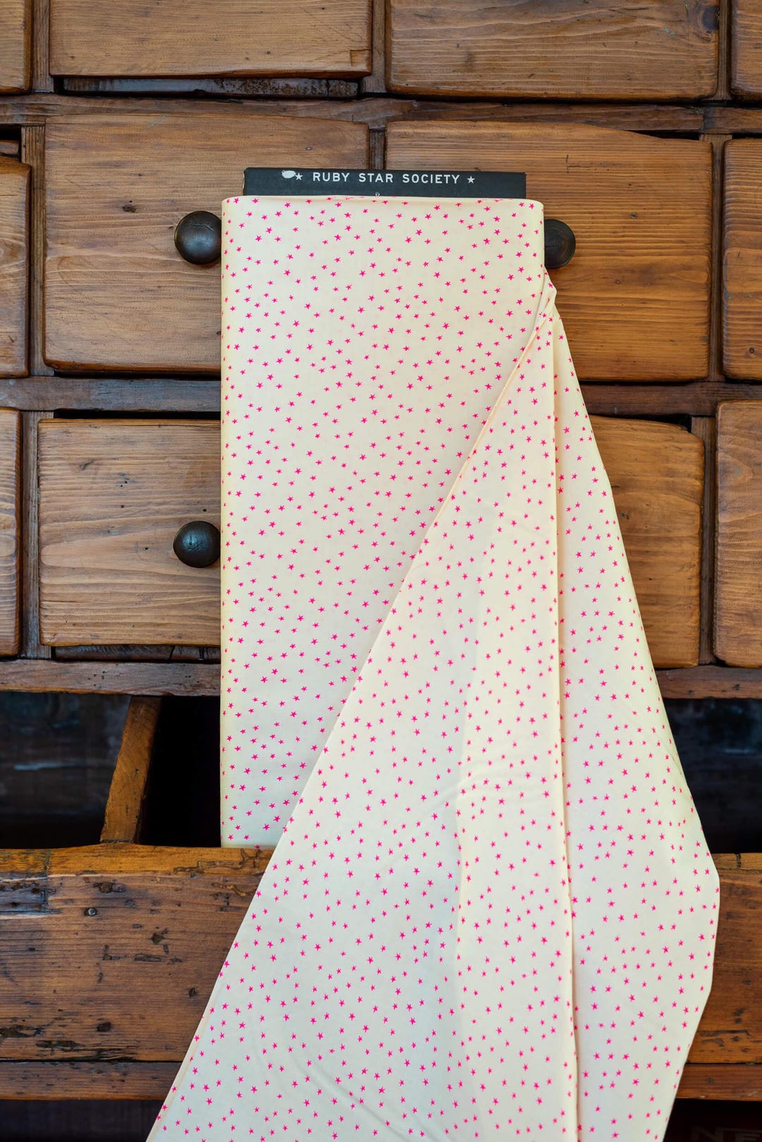 Ruby Star Society Starry Fabric BTHY Color: MINI Neon Pink - Etsy