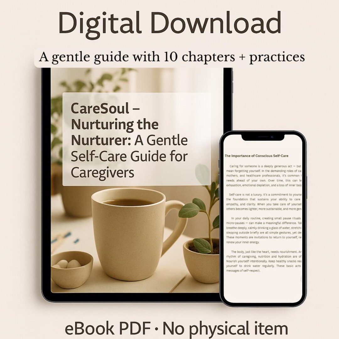 Nurturing the Nurturer | Gentle Self-care Guide | Interactive PDF Ebook ...