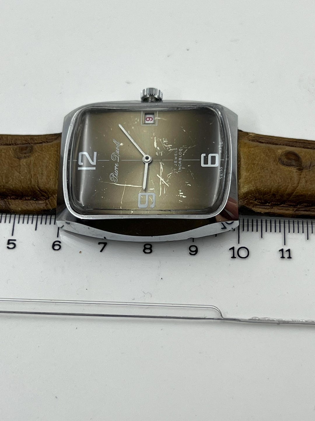 Vintage Pierre Duval Oversize Hand Winding Wristwatch (working) - Swiss ...