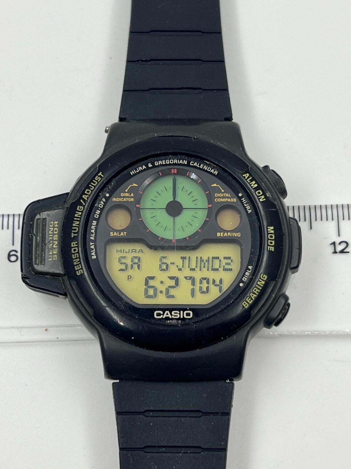 Vintage Casio CPW-300 Islamic Prayer Compass Salat Time Rare Digital ...