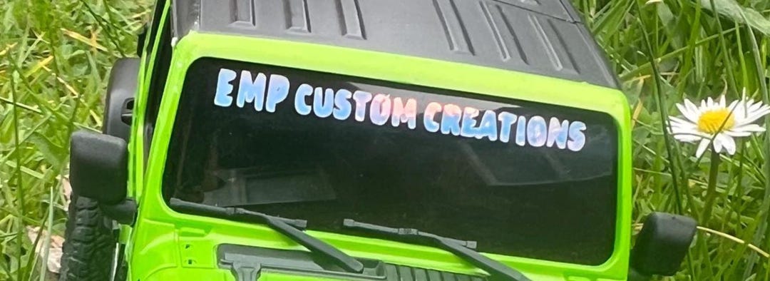 RC Vinyl Decals/stickers 1cm by 4cm - Etsy