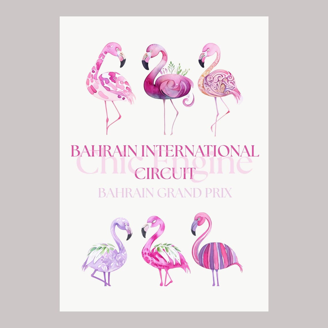 Bahrain Grand Prix Printable - Etsy