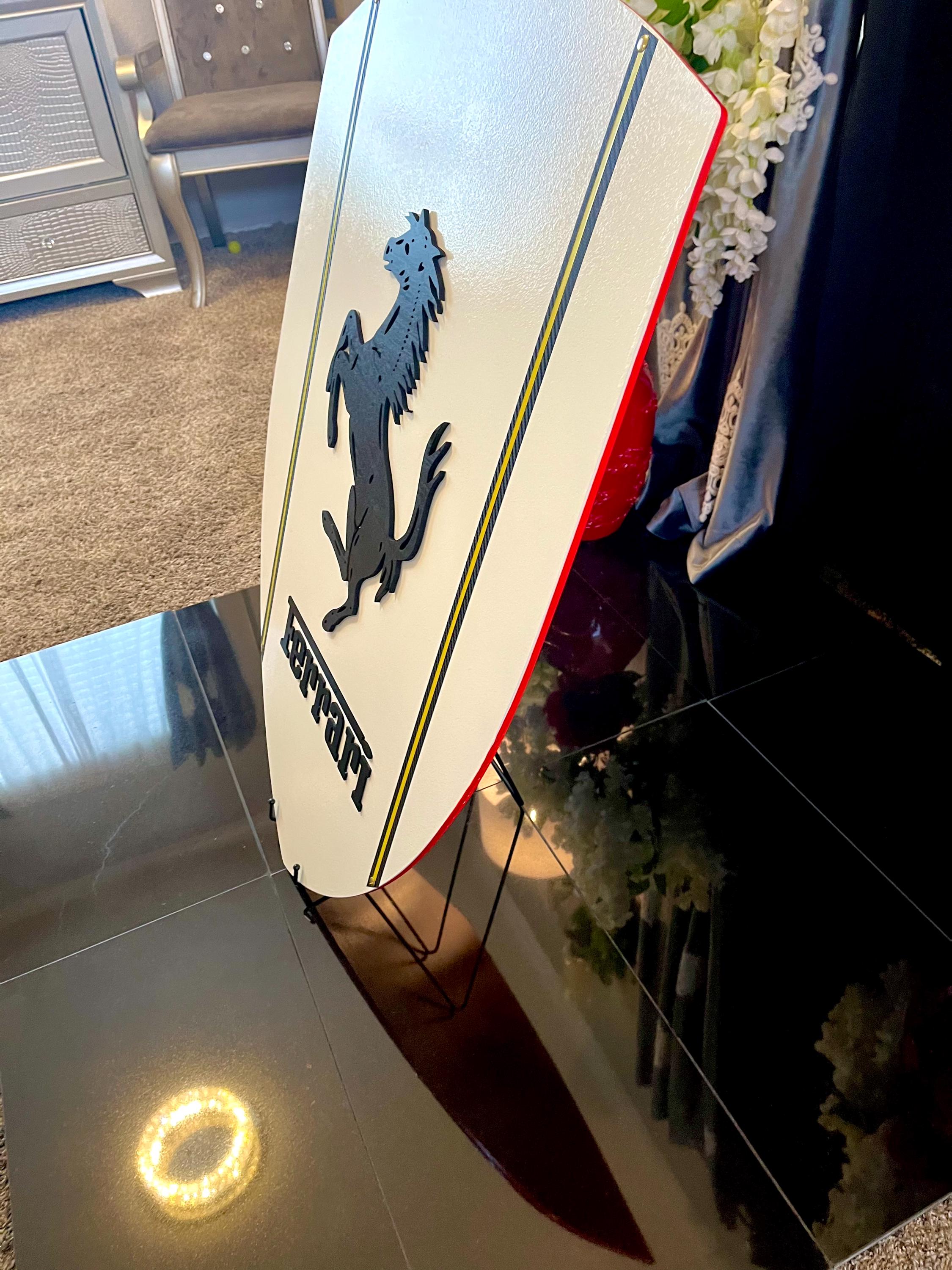 Ferrari Sign ,ferrari Logo,custom Sign ,classic Car Ferrari Poster ...