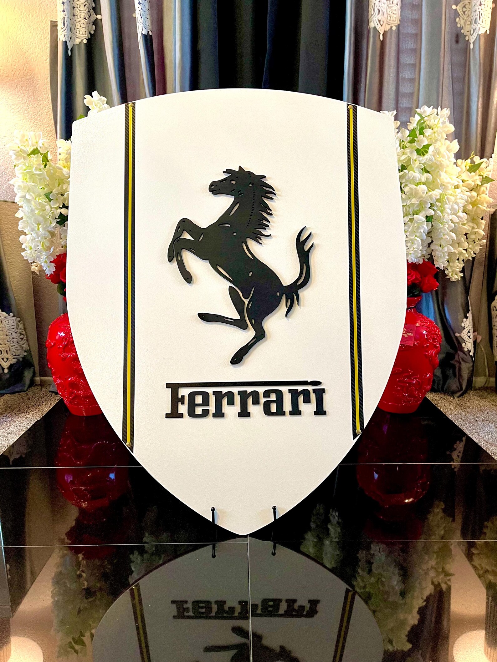 Ferrari Sign ,ferrari Logo,custom Sign ,classic Car Ferrari Poster ...
