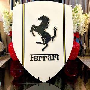 Ferrari Sign ,ferrari Logo,custom Sign ,classic Car Ferrari Poster ...