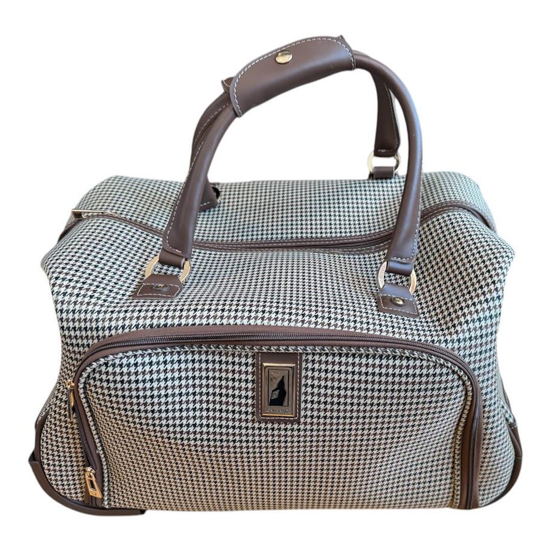 London Fog Plaid Weekender Rolling Duffle Bag - Etsy