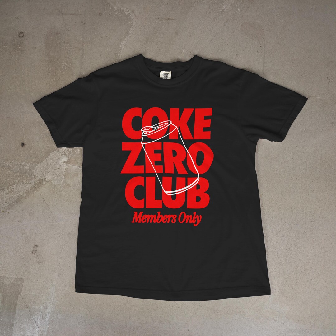 COKE ZERO CLUB Shirt - Etsy
