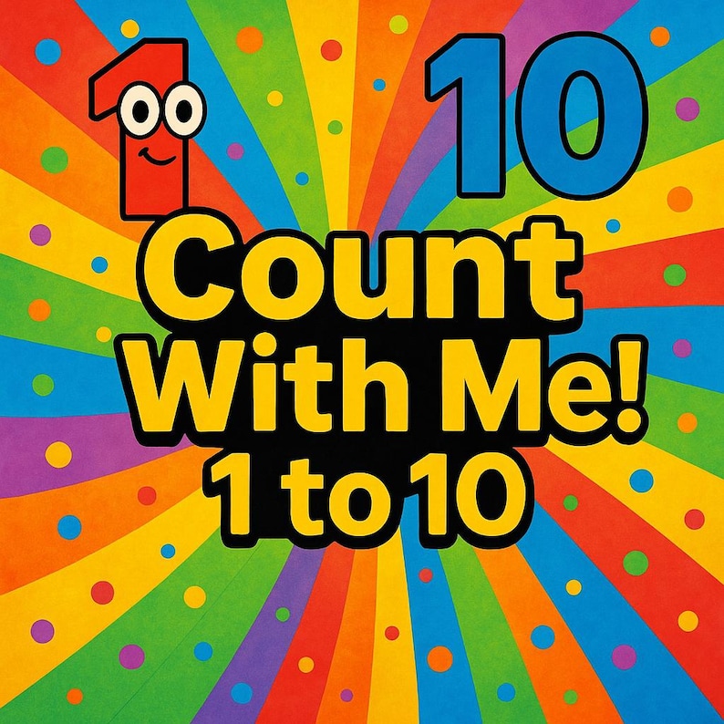 Number Book for Toddlers | 1 to 10 Counting Fun | Preschool Learning ...