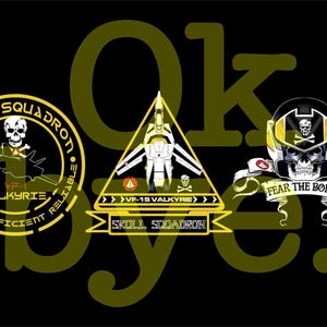 Robotech Macross Skull Squadron PNG Dtf HD Halftone - Etsy