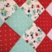 Great Granny Square Quilted Table Mat/table Runner, Three Blocks - Etsy