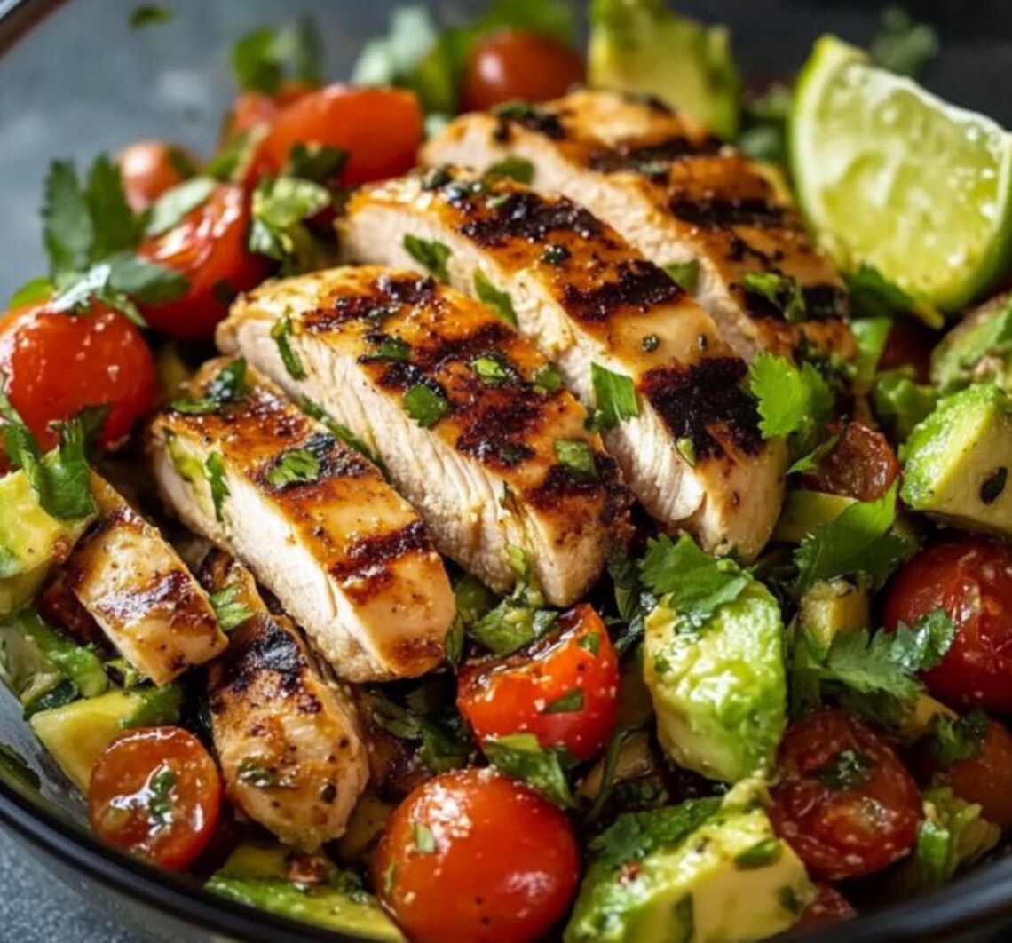 Grilled,chicken,salad,recipe,avocado,chicken,salad,healthy,salad ...