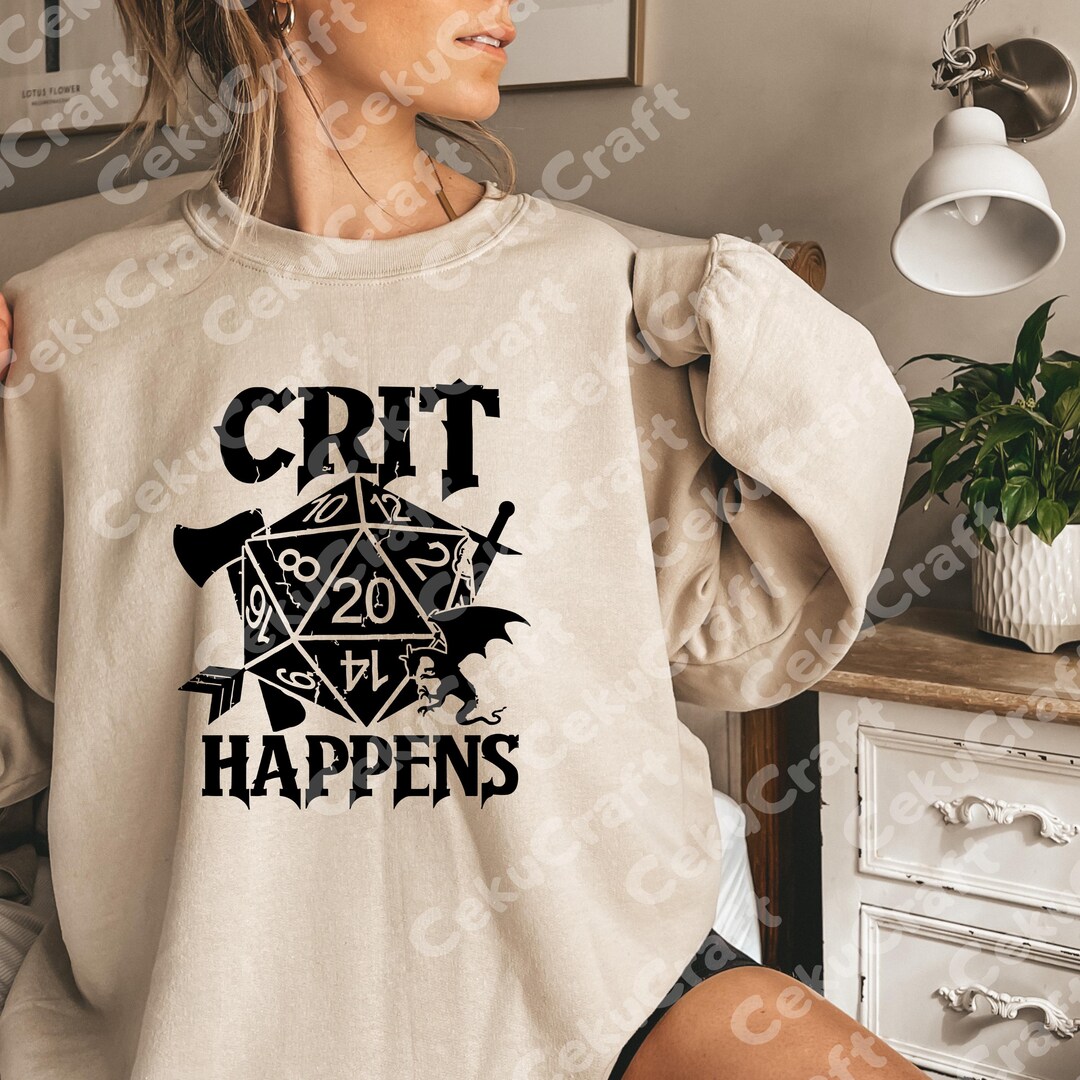 Dnd Dice Crit Happens Png, Dragons Png, Dungeon Master Png, D&D ...