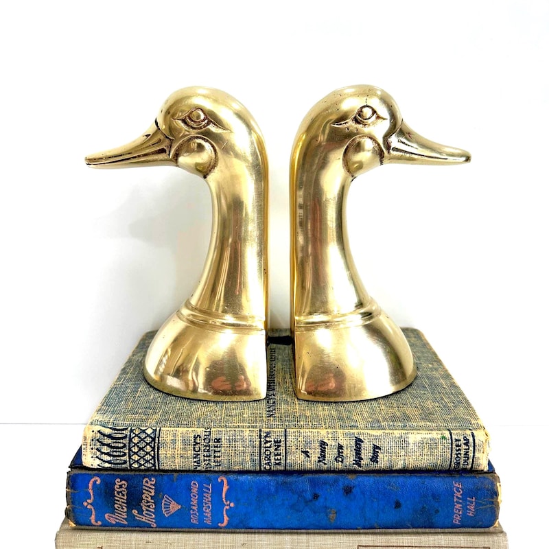 Vintage Mallard Bookends - Etsy