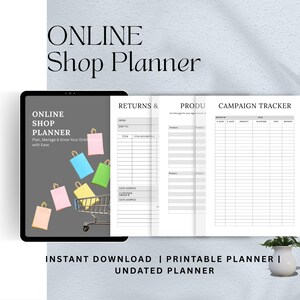 Online Shop Planner, Shop Supplies Tracker, Shop Inventory, Competitor ...