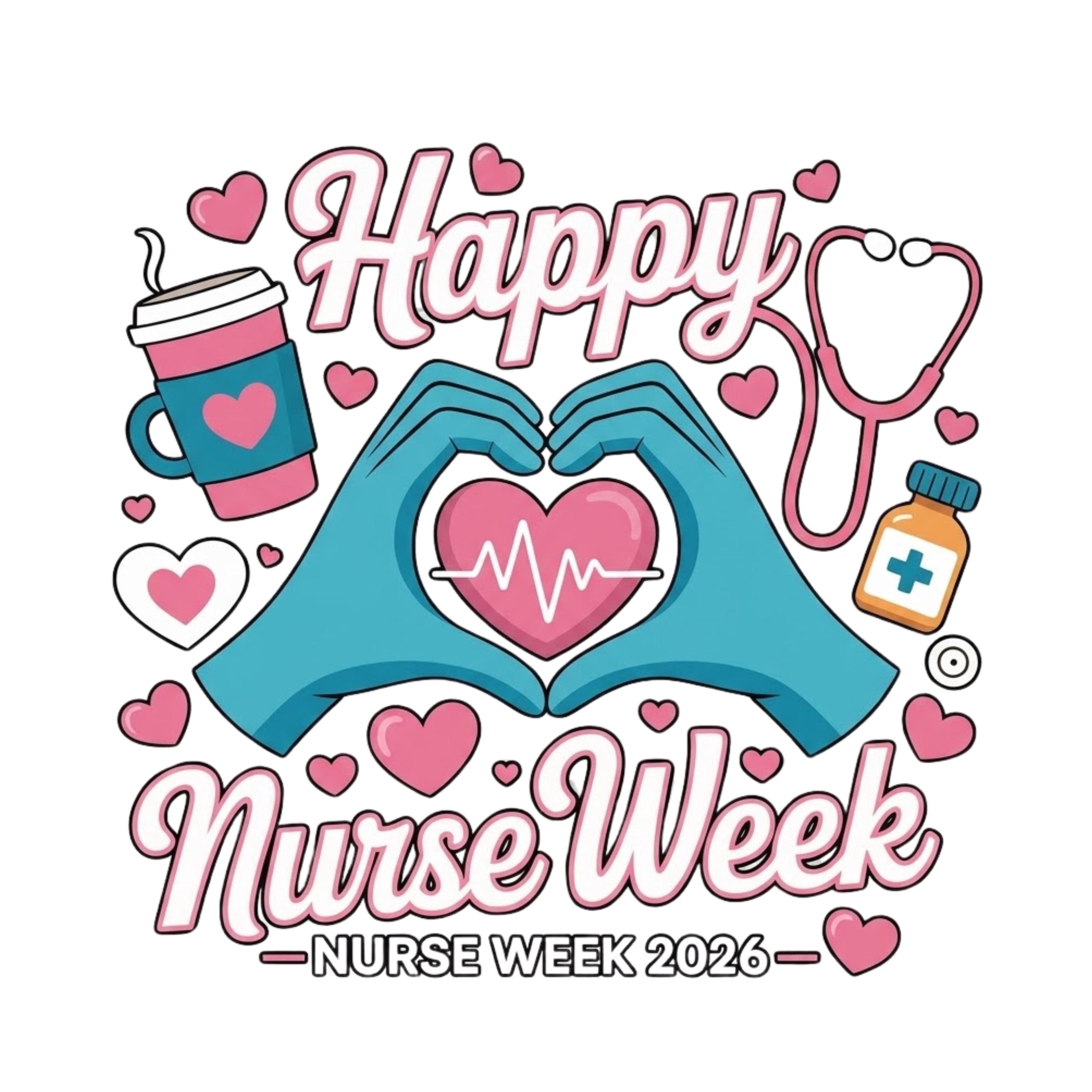 Happy Nurse Week 2026 Nursing Design, Digital Pngdownload - Etsy