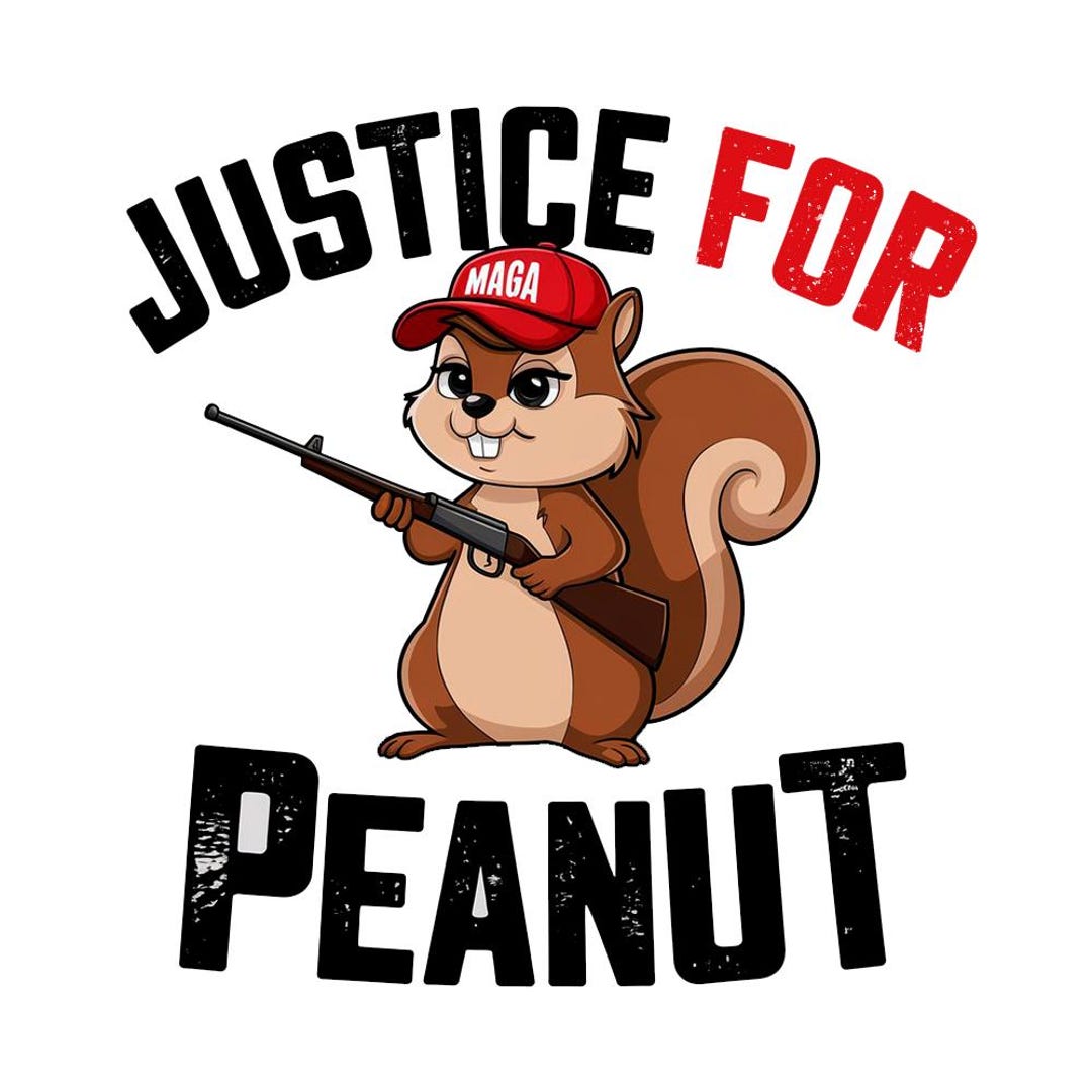 Digital Peanut Squirrel, Justice for Peanut Png, Maga Squirrel ...
