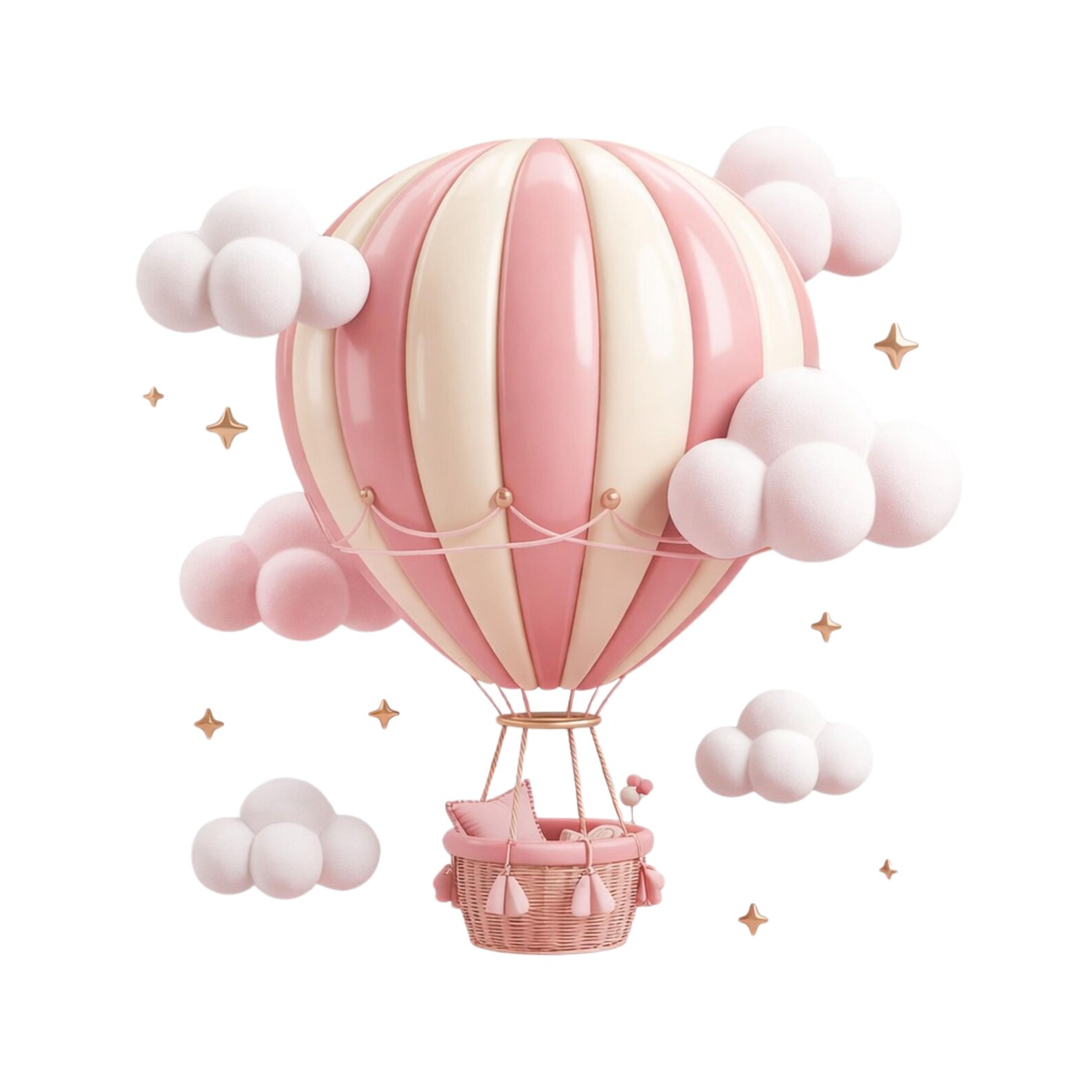 Hot Air Balloon Clip Art Clipart, Girl Baby Shower, Clipart for ...