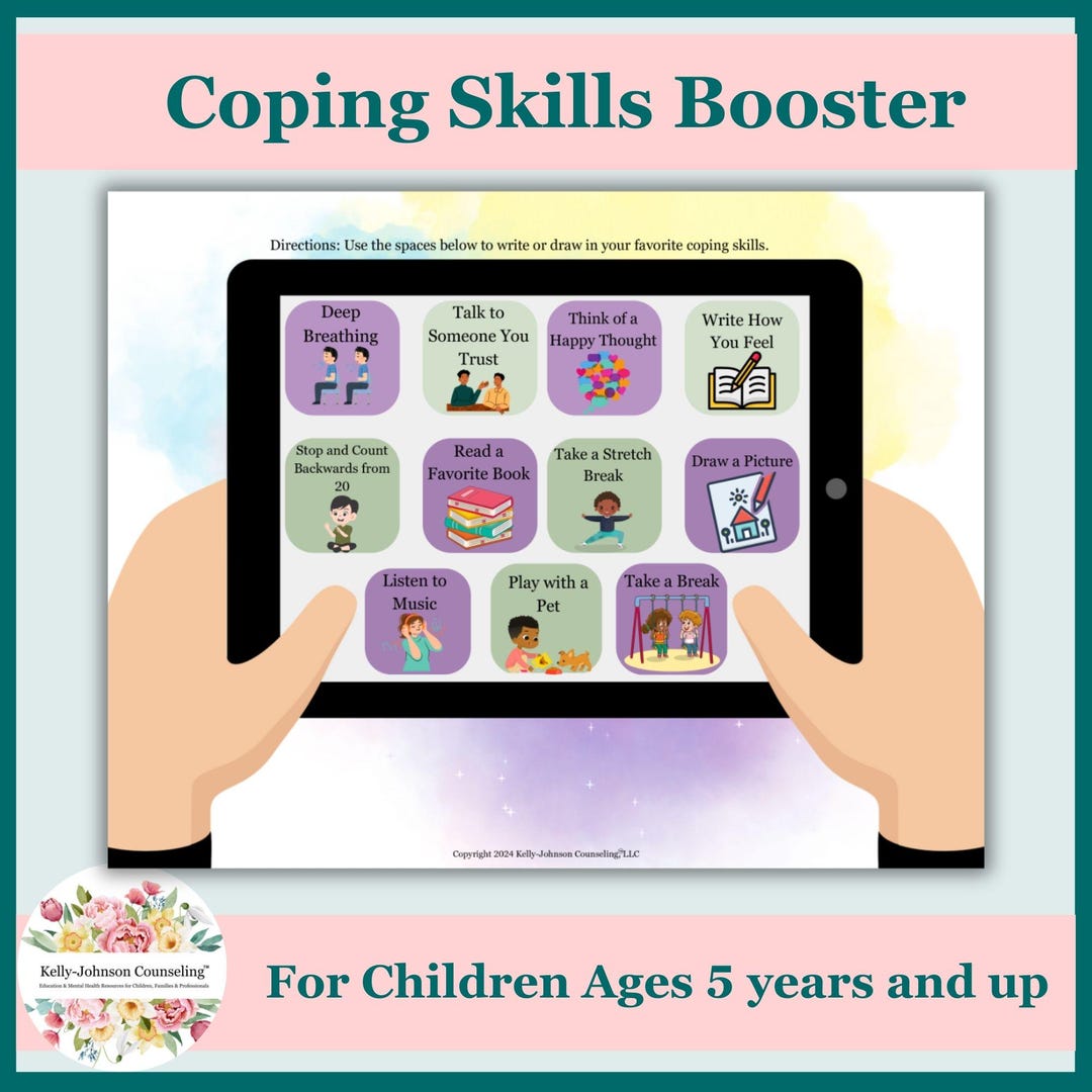 Ways to Cope Cards | SEL Printable for Kids & Teens | Calm Down ...