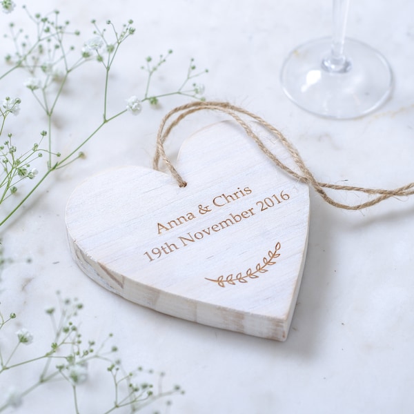 Wooden Hearts for Wedding - Etsy