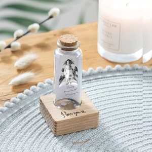 Mother's Day Photo Gift - Personalised Photo in a Bottle - Gift for Her ...