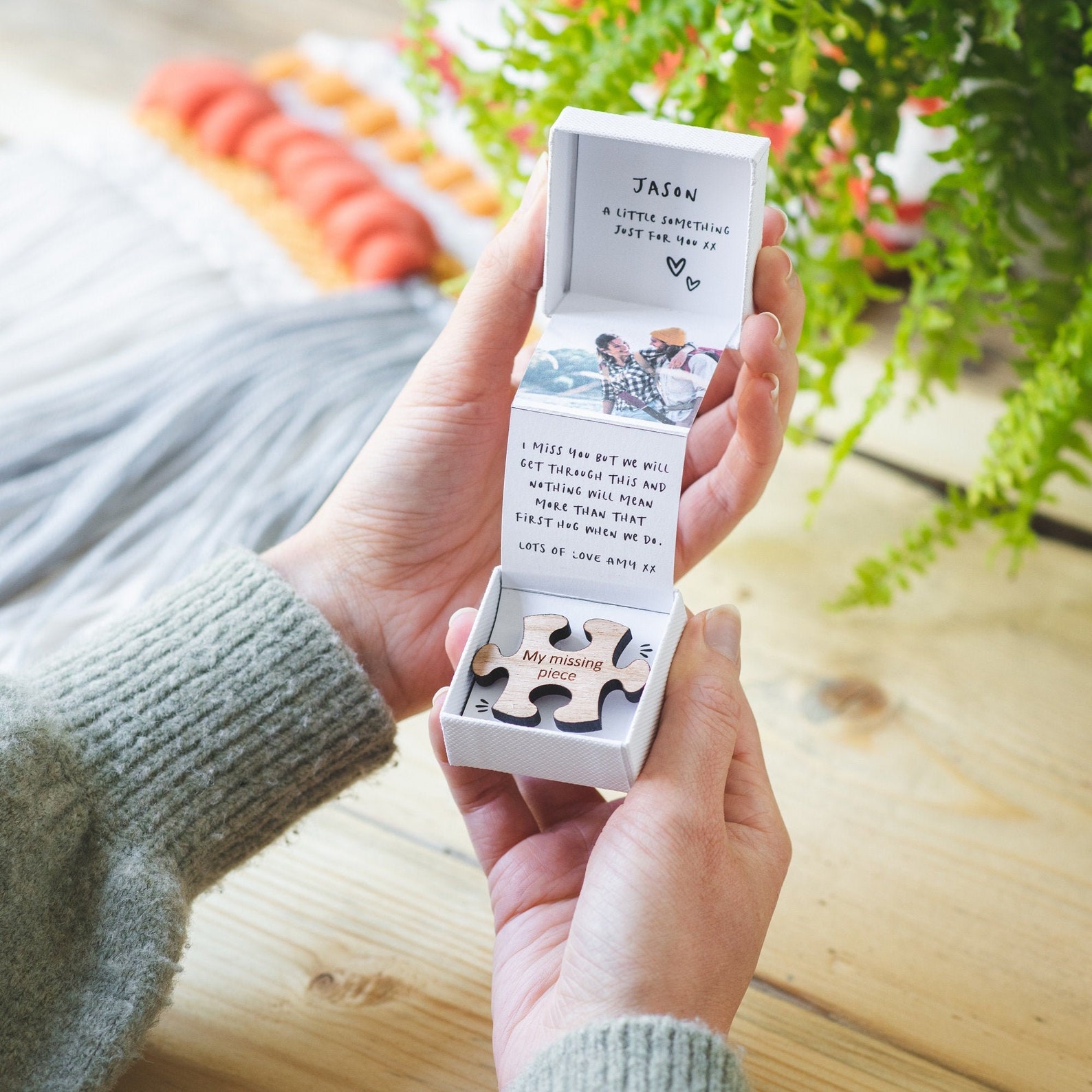 Valentines Day Gift Couples Gift Personalised Pull Out Token - Etsy