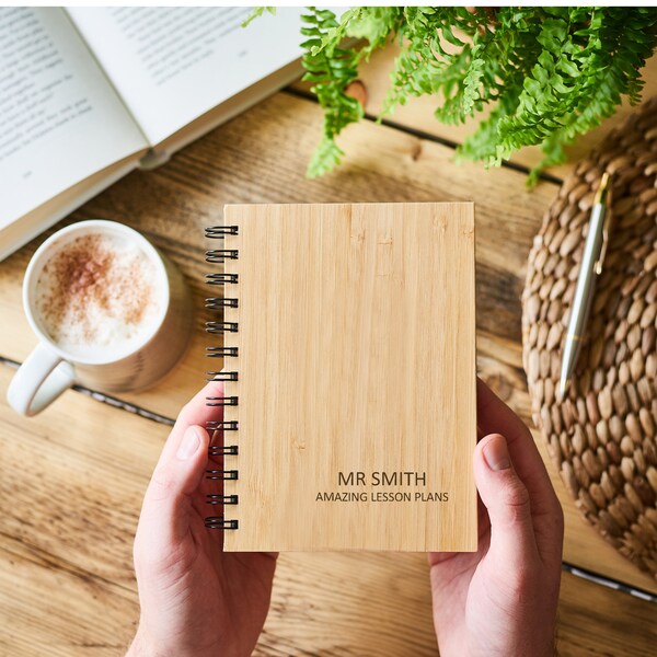 Wooden Notebook - Etsy