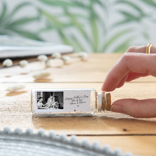 Mothers Day Message in a Bottle Any Personalised Message - Etsy
