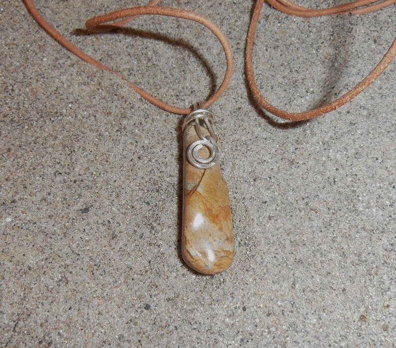 Soft Light This Stone Talisman Features a Polished Piece of - Etsy