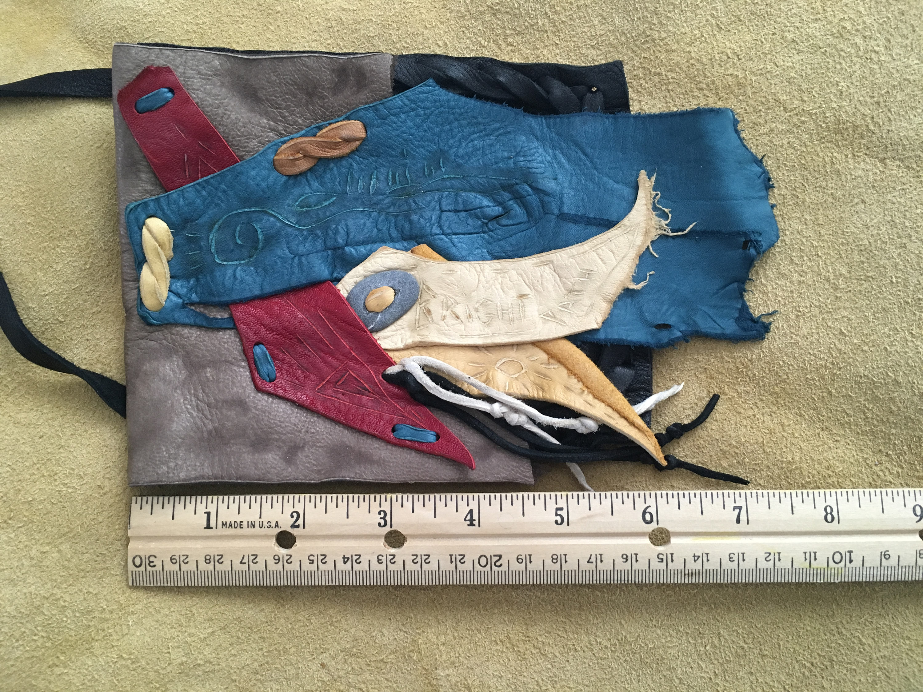 Bright Path This Wisdom Bag Features Multi Colored Leather - Etsy