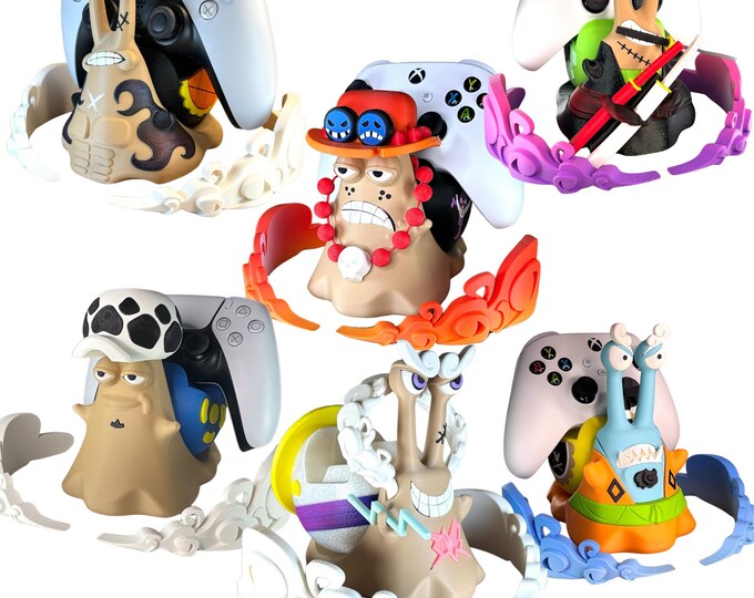 One Piece Controller Stand – Luffy, Zoro, Ace, Jinbe, Rob Lucci, Kaido ...