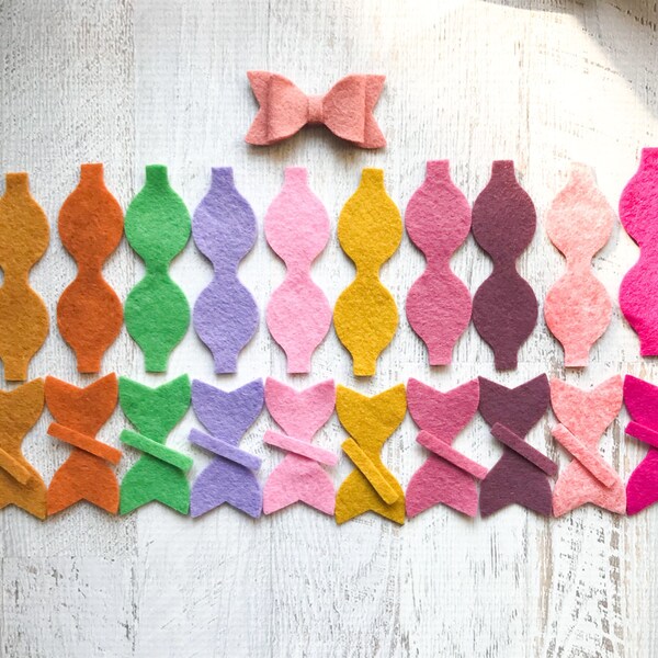 Felt Bow - Etsy