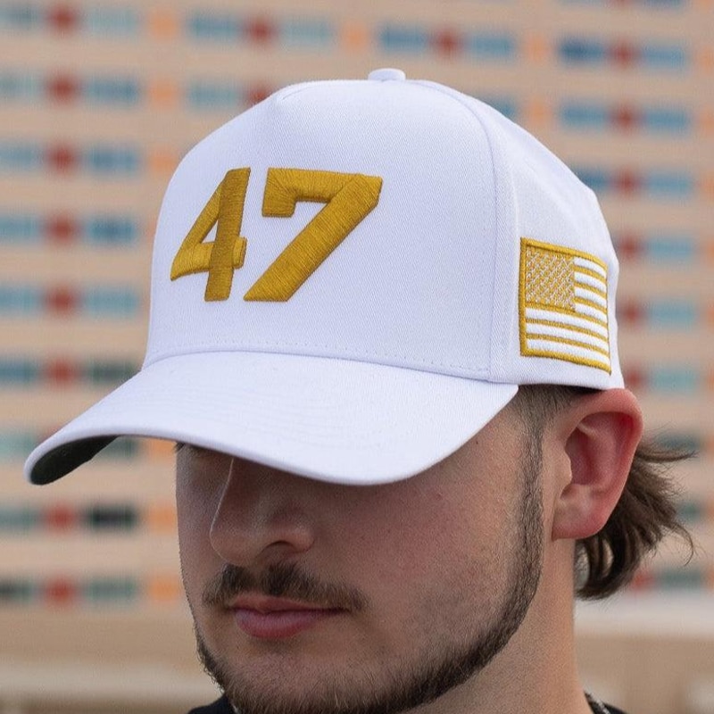 White 47 Trump Hat - Etsy