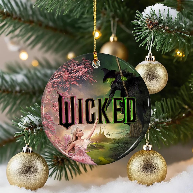 Wicked Themed Christmas Decoration - Etsy UK