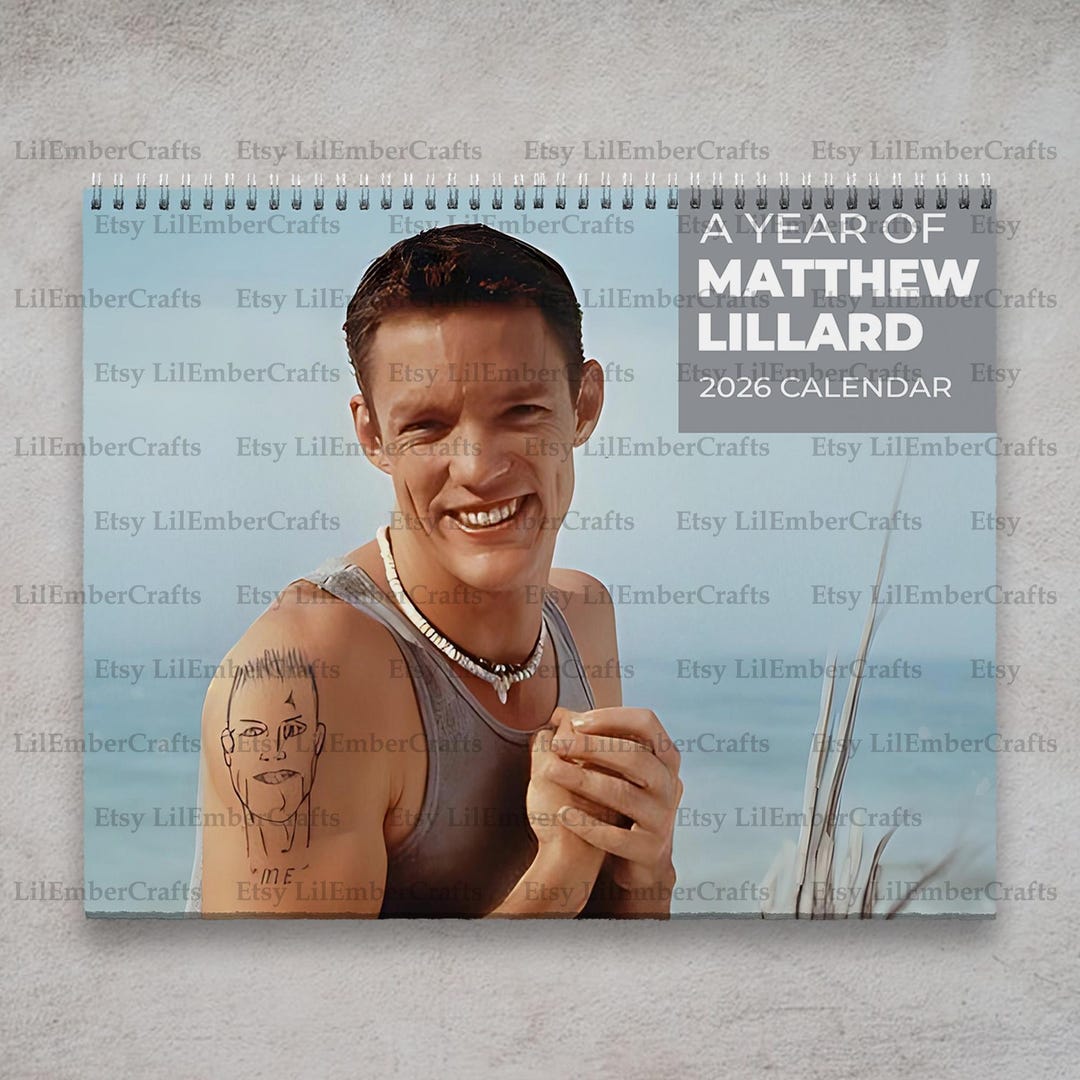 Matthew Lillard 2026 Wall Calendar, Stu Macher New Year Calendar and ...
