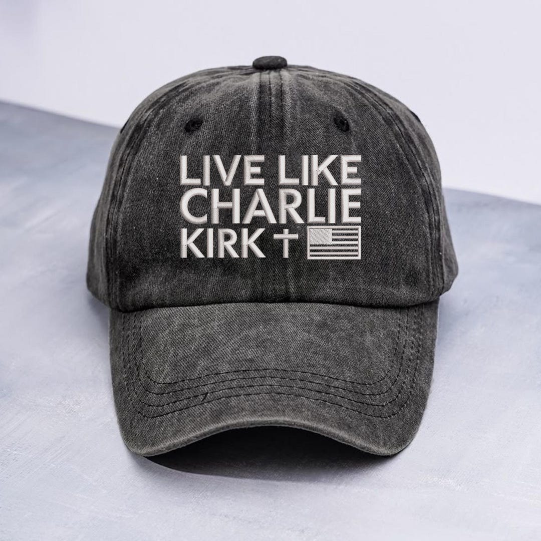 Embroidered Charlie Kirk Freedom Hat, Charlie Kirk Cap, Make America ...