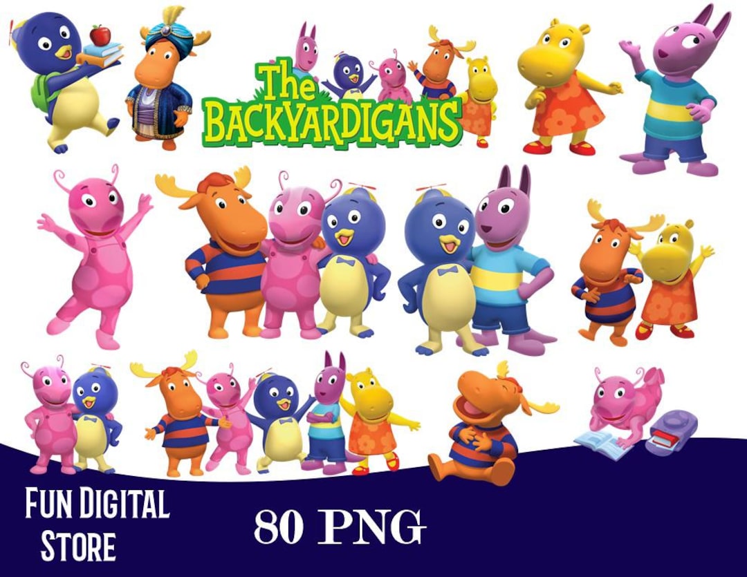 80 the Backyardigans PNG Cliparts | 300DPI High Resolution ...