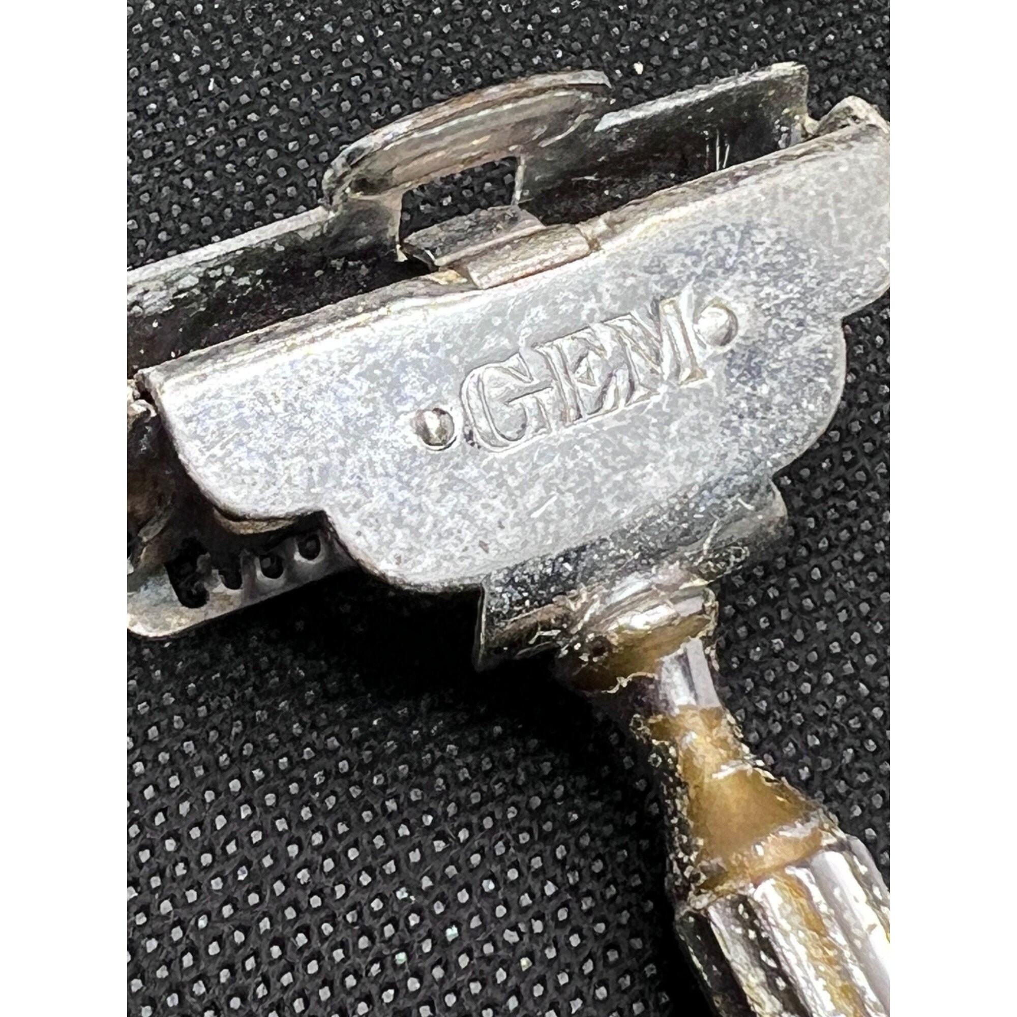 Antique GEM Safety Razor 1912 Style Brooklyn NY USA Single Edge Blade ...