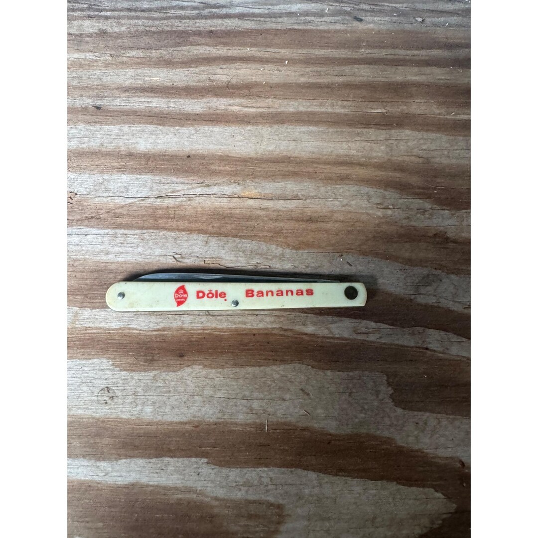 Vintage Dole Bananas Folding Pocket Knife Collectible Ivory Colored ...