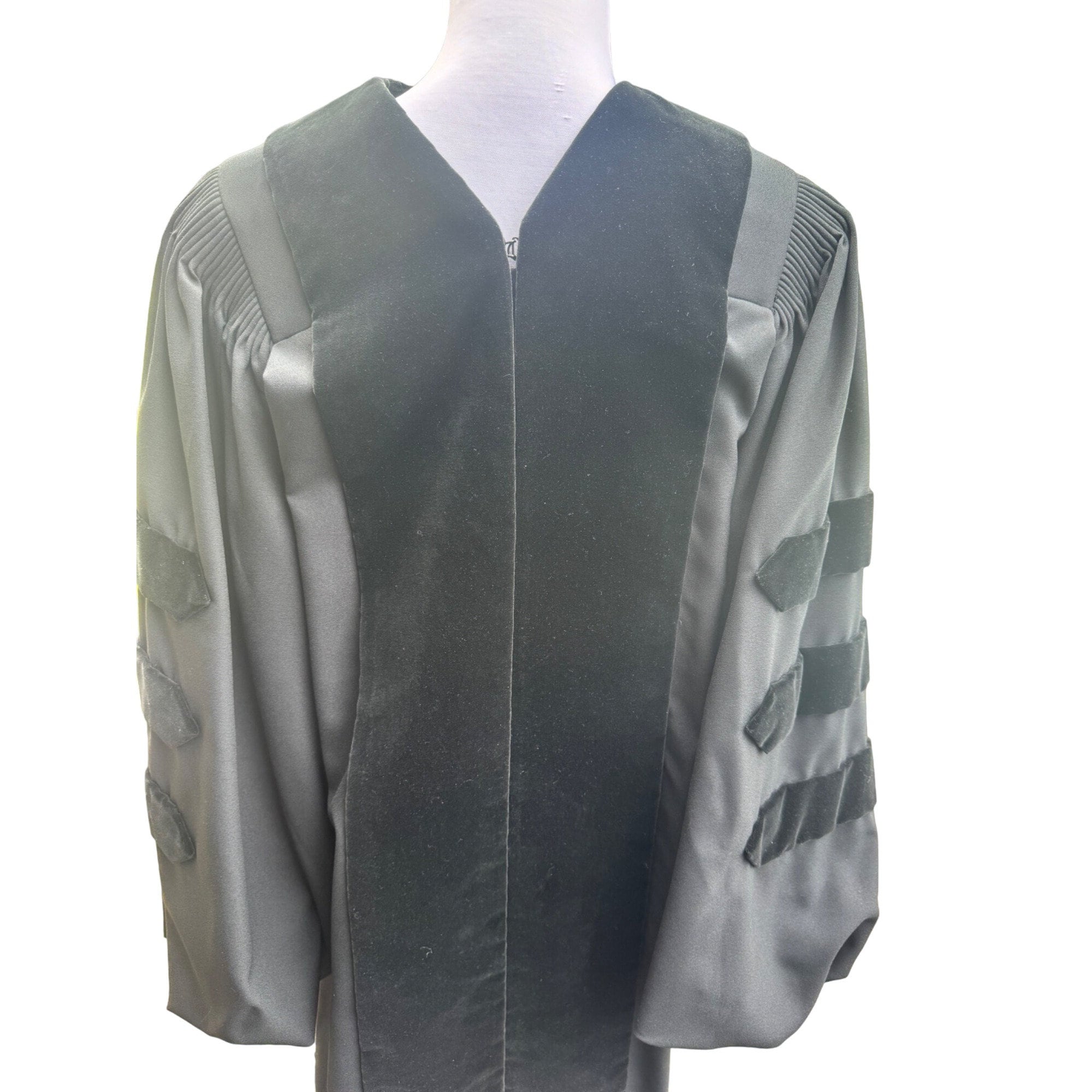 Vintage Anglican Black Gabardine Clergy Robe Vestment by Murphy Robes ...