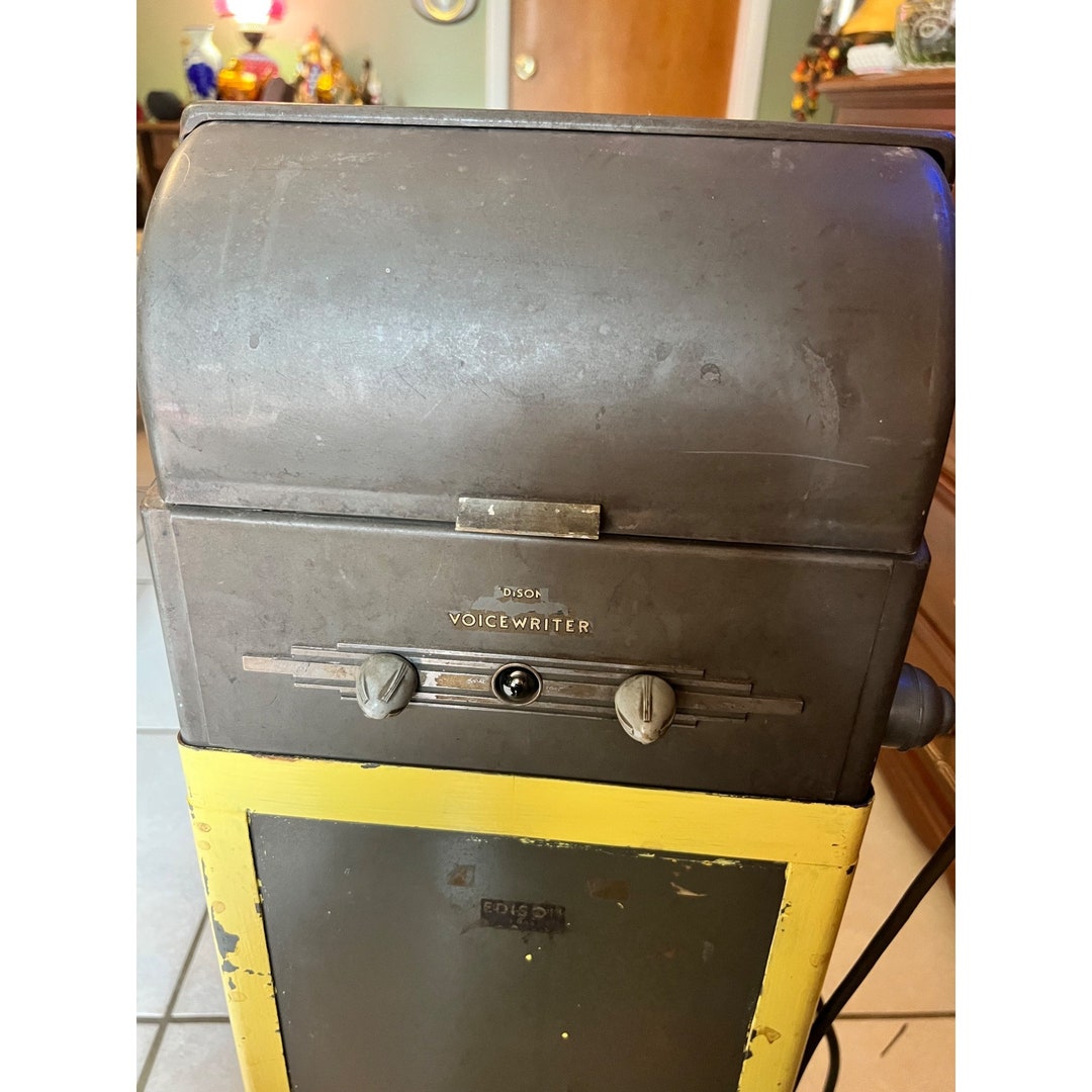 1930's Thomas A. Edison "ediphone" Dictaphone Voice Writer Machine - Etsy