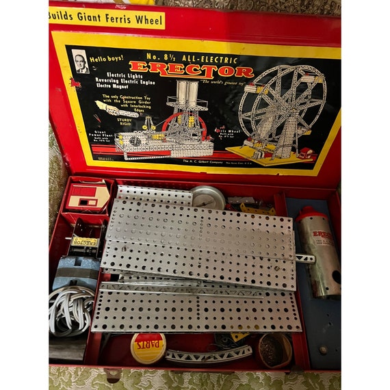 Vintage 1950’s Erector set No. 8 1/2 The A.C. Gilbert Company ...