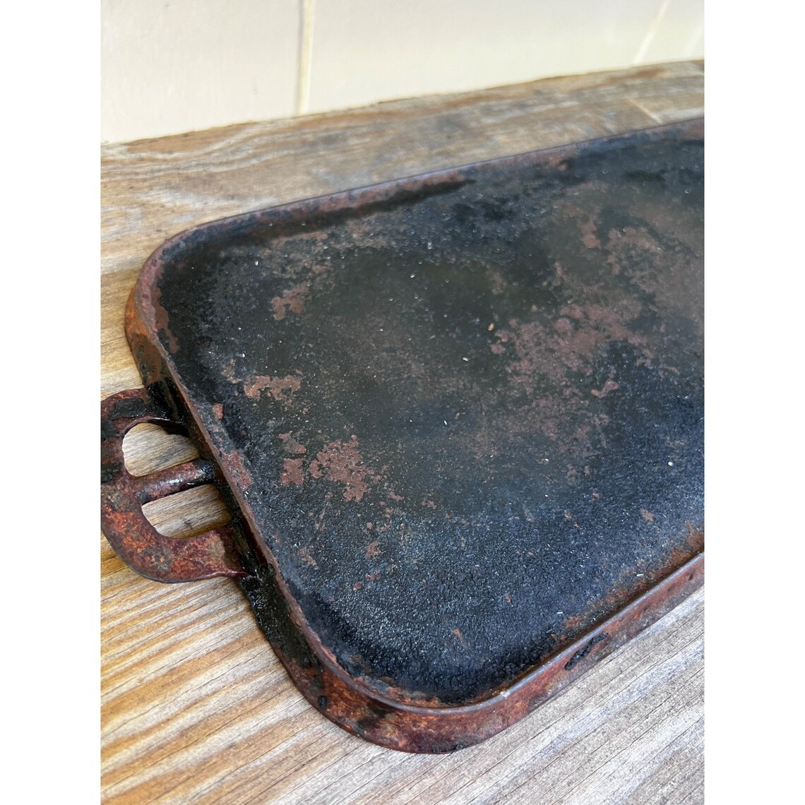 Antique Griswold Erie Long Griddle 19 X 9 - Etsy