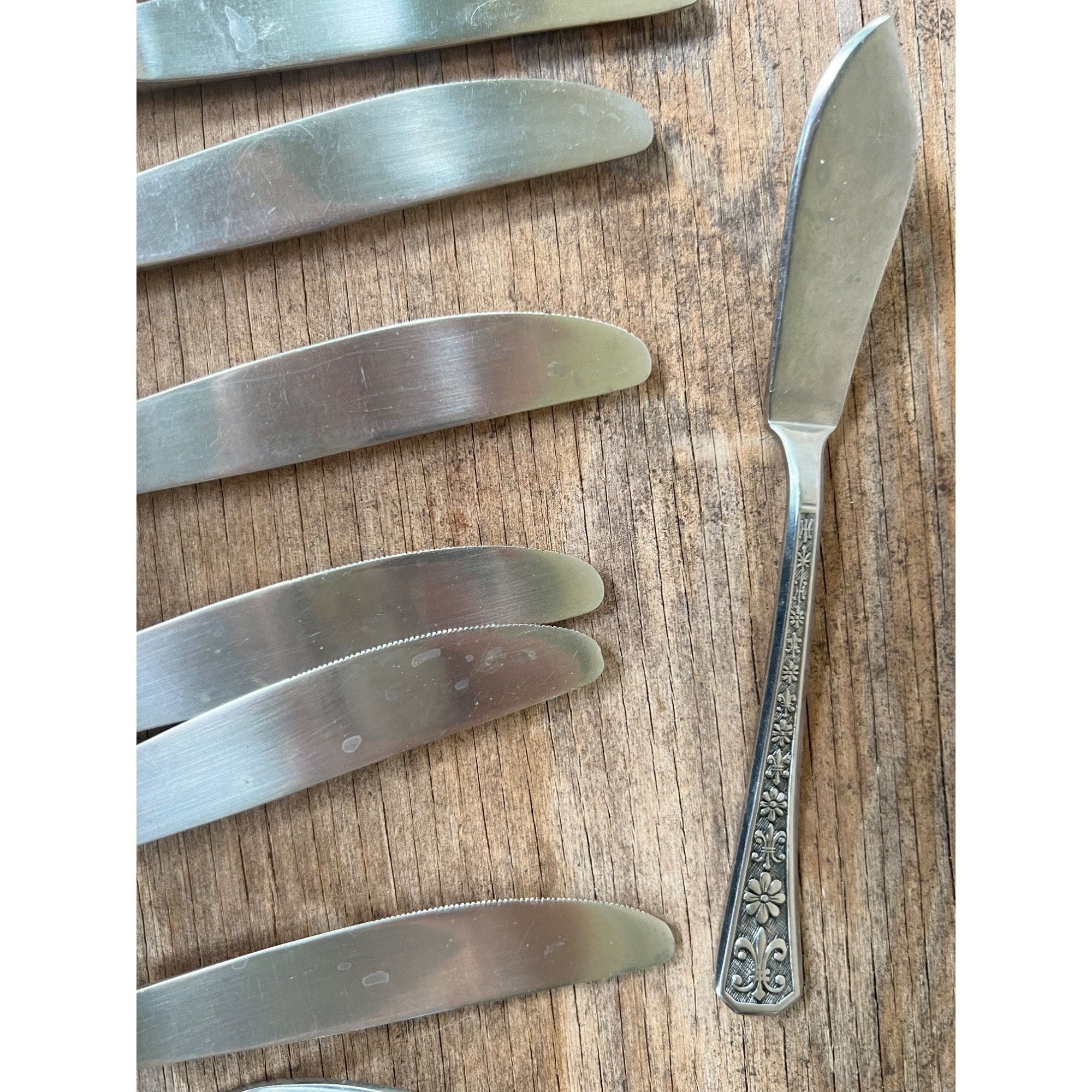 27 PC Interpur Florenz 8 Petal Stainless Steel Flatware - Etsy