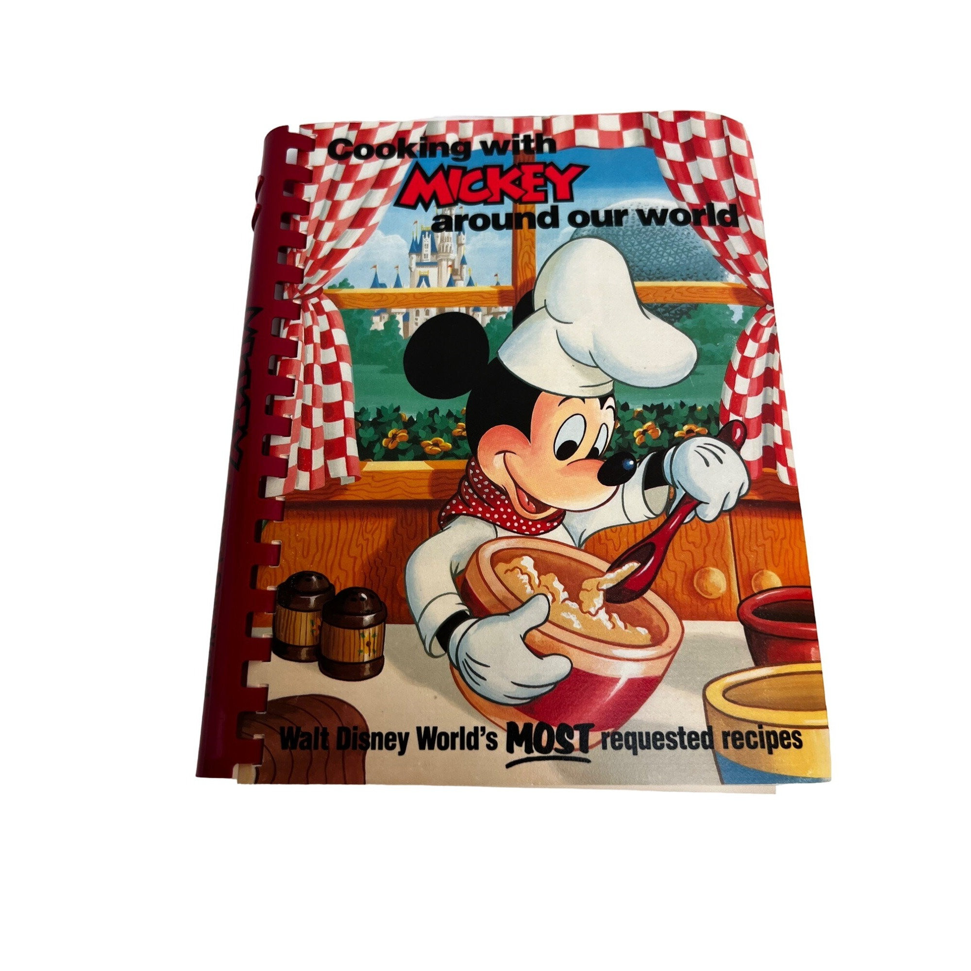 Cooking With Mickey Around Our World Walt Disney 1986 Disneyland ...