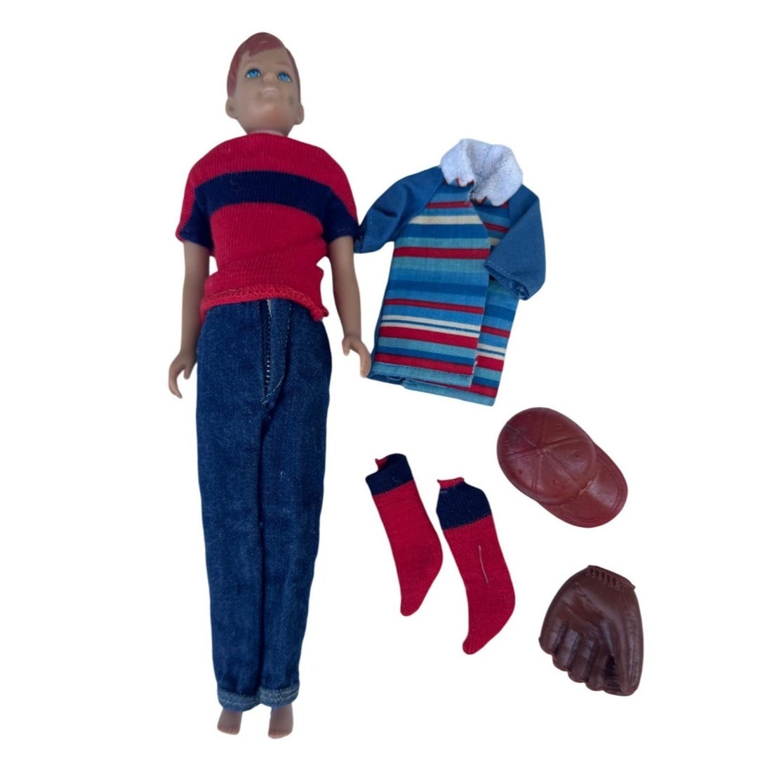 Original Vintage Ricky Doll Mattel 1090 Ricky Doll Straight Legs - Etsy