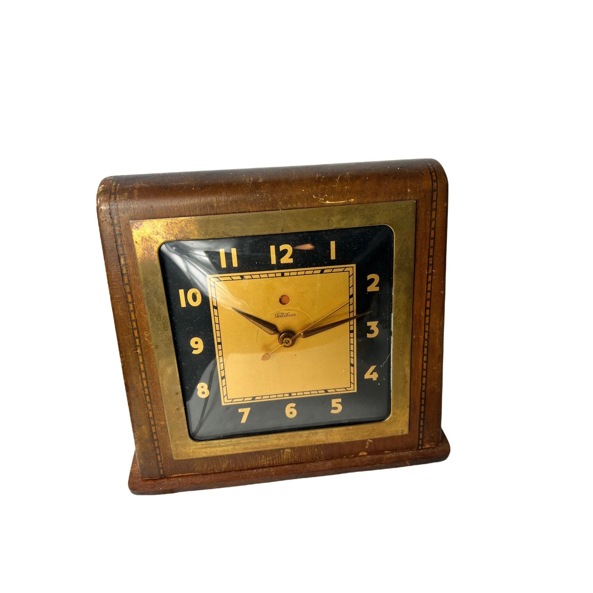 Home & Living Home Décor vintage 1938 Telechron Model 4F61 art deco ...