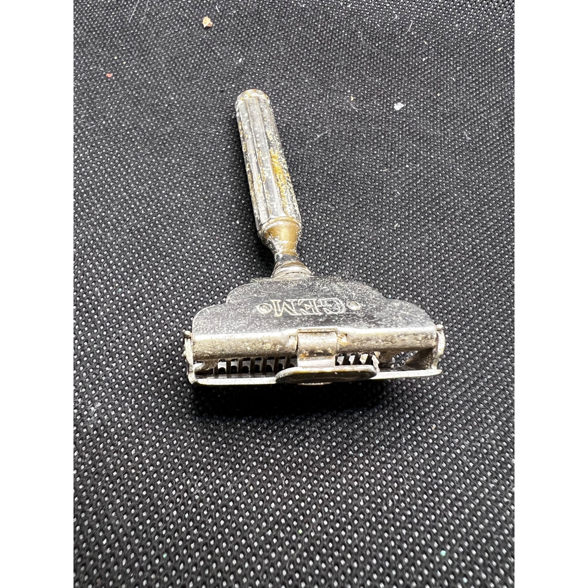 Antique GEM Safety Razor 1912 Style Brooklyn NY USA Single Edge Blade ...